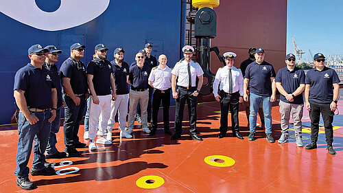 Stolze Taufe der „UHL Fable“ in Hamburg - THB