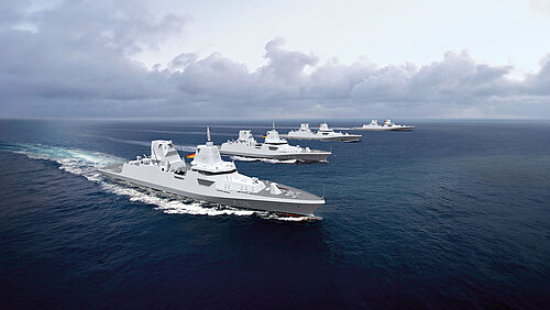 Vier neue Marineschiffe „Made in Germany“ - THB