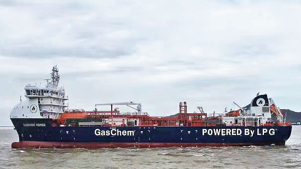 Hartmann nimmt „GasChem Homer“ in Fahrt - THB