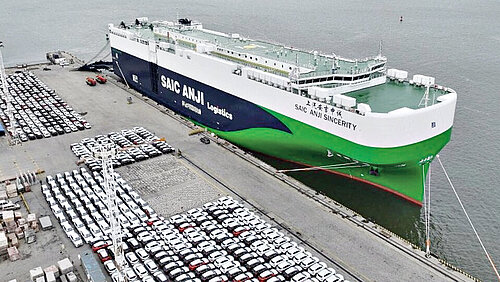 „Saic Anji Sincerity“ auf Jungfernfahrt - THB