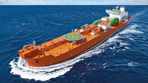 Shuttle-Tanker mit LNG-Antrieb - THB