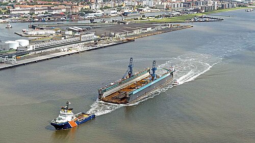 „JAM-Dock 1“ aus Bremerhaven nach Jamaika - THB