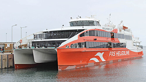 Mit dem „Halunder Jet“ wieder nach Helgoland - THB