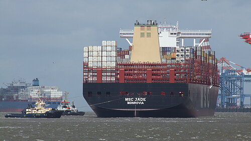 Premierenanlauf für „MSC Jade“ - THB