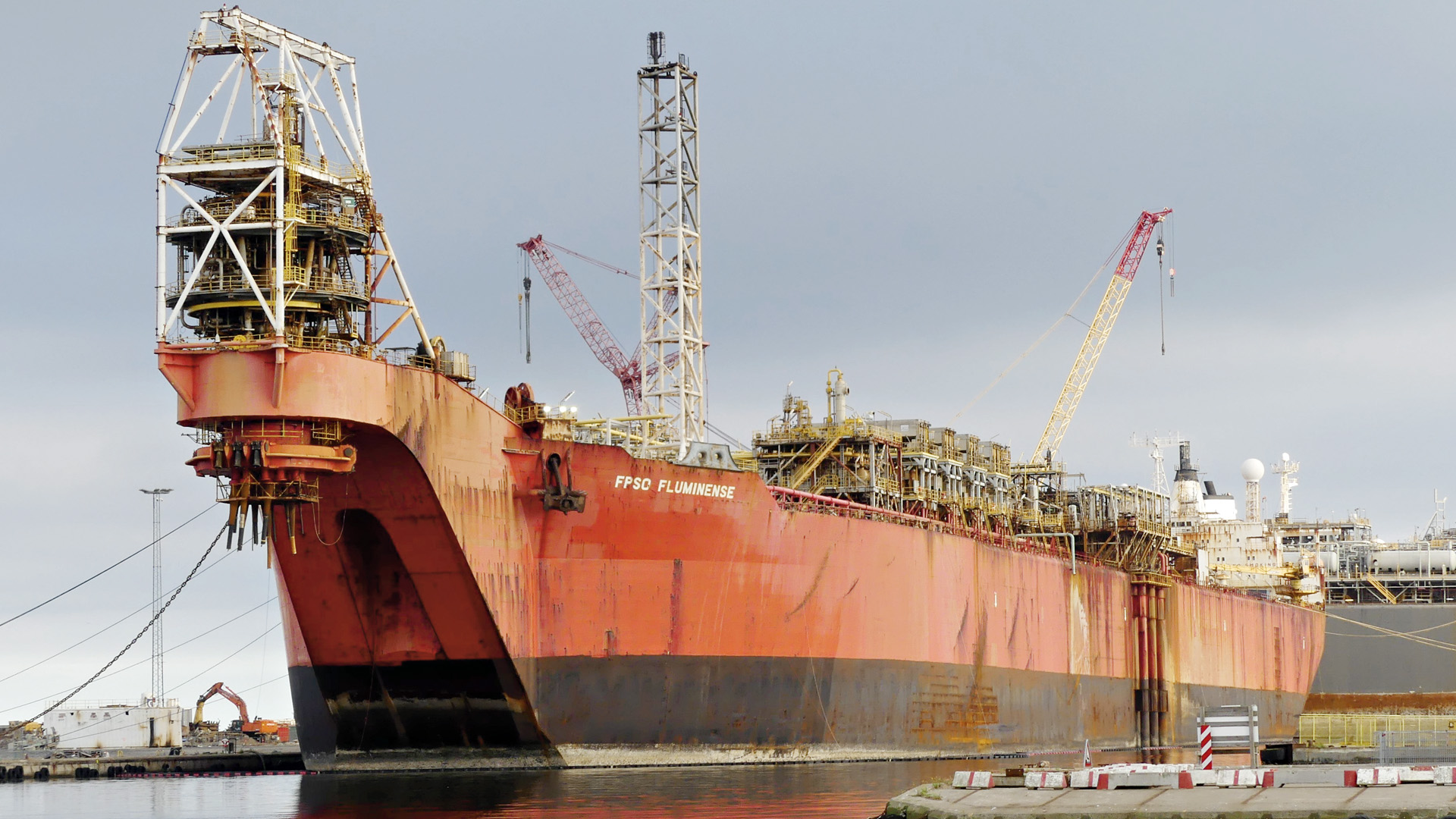 FPSO wird in Dänemark zerlegt - THB